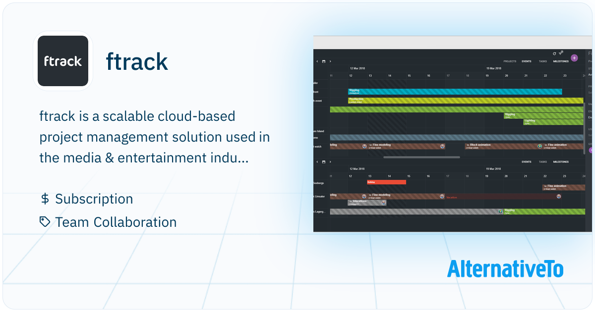 ftrack: Cloud-based creative project management tool for production ...