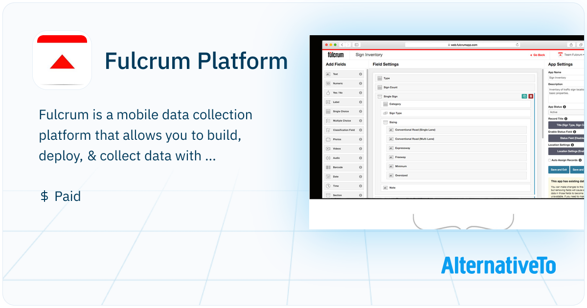 Fulcrum Platform: One Data Collection Tool, Infnite Applications ...