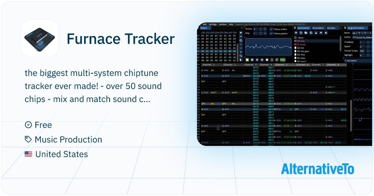 Furnace Tracker: A multi-system chiptune tracker compatible with ...