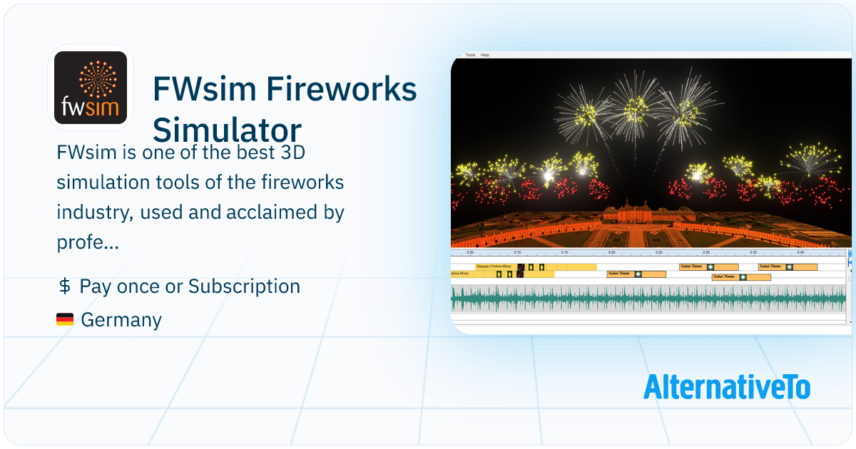 FWsim Fireworks Simulator: Software to simulate realistic fireworks ...