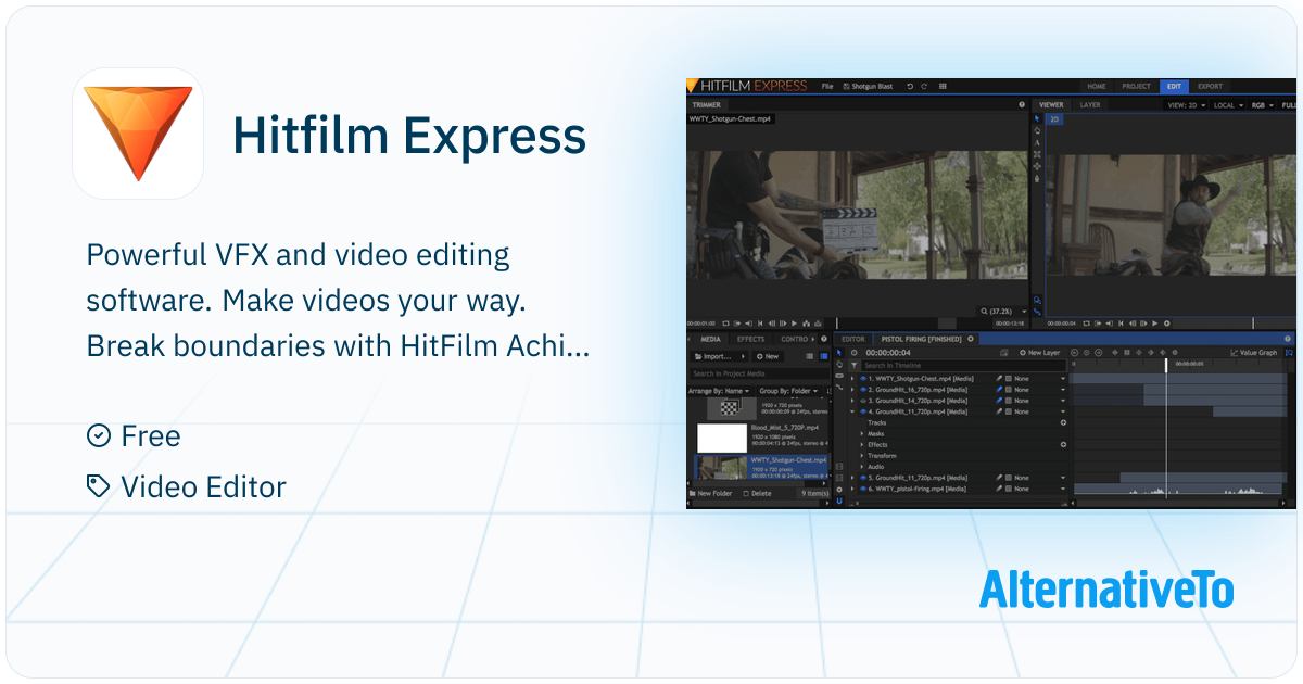 Hitfilm Express: Free video-editing and video-composition software in ...