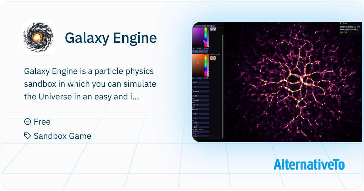 Galaxy Engine: Simulate the physics of the Universe on a large scale ...