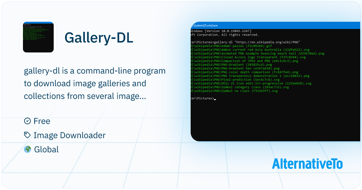 Gallery-DL: Command-line program to download image galleries and collections from several ...