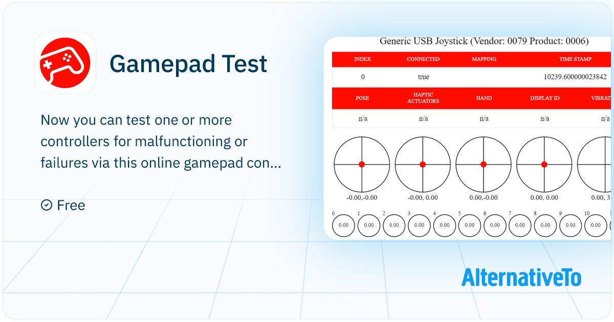 Gamepad Test: This online gamepad test is an easy-to-use application ...