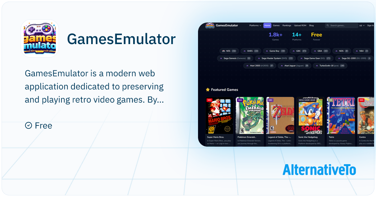 GamesEmulator: A web-based emulator platform that allows users to play ...