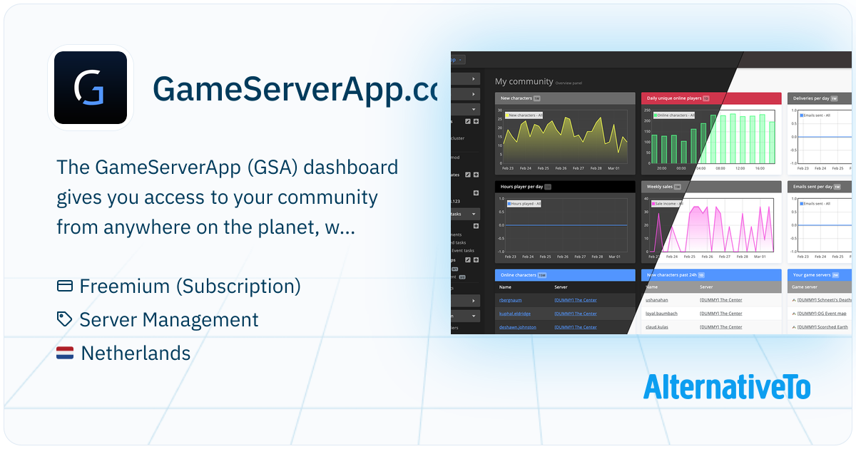 GameServerApp.com: Automate gaming server management with monetization ...