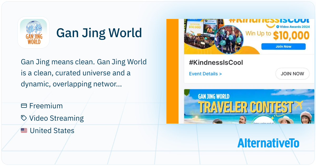 Gan Jing World: A family-friendly entertainment platform | AlternativeTo