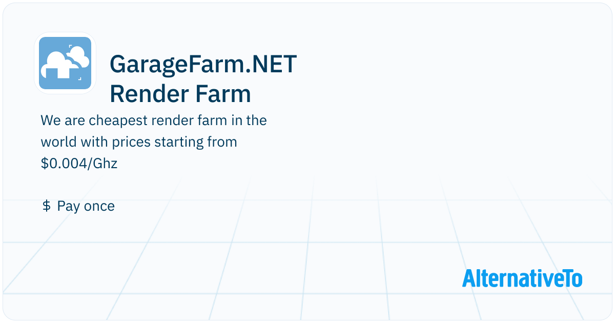 GarageFarm.NET Render Farm: We are cheapest render farm in the world ...