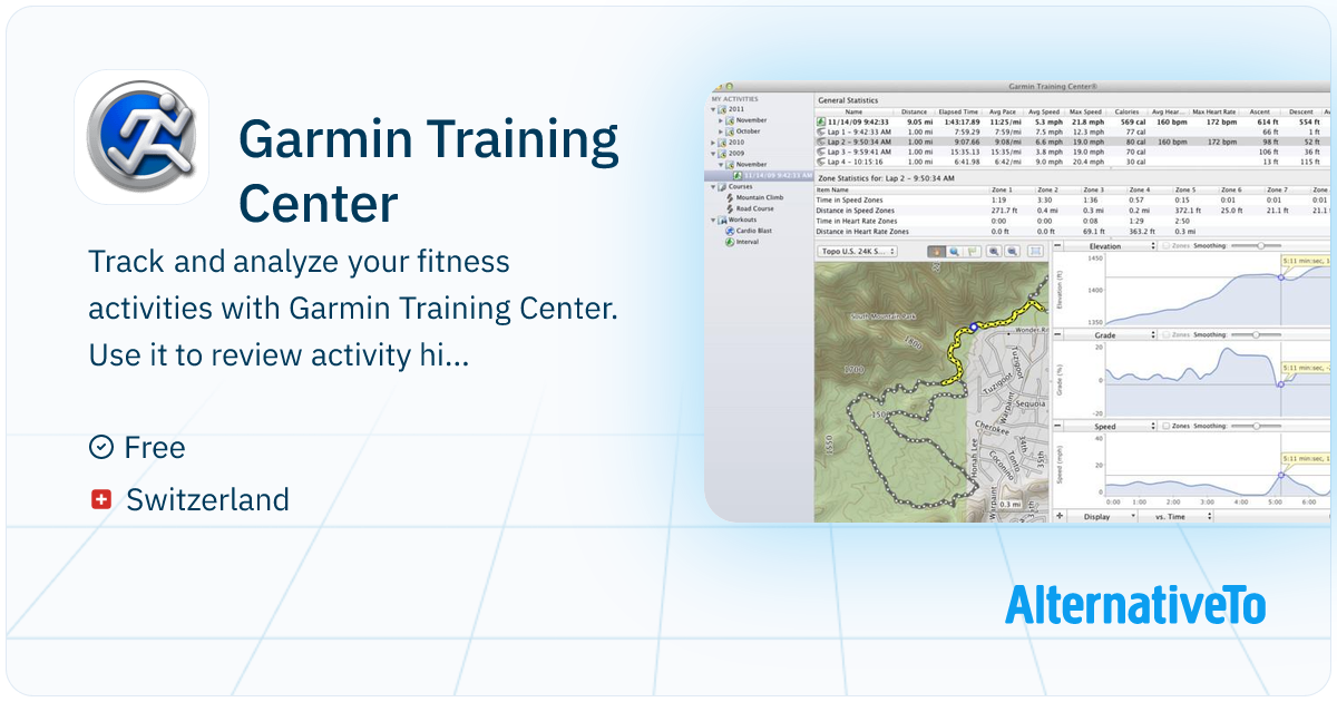 Garmin Training Center: Track and analyze your fitness activities with ...