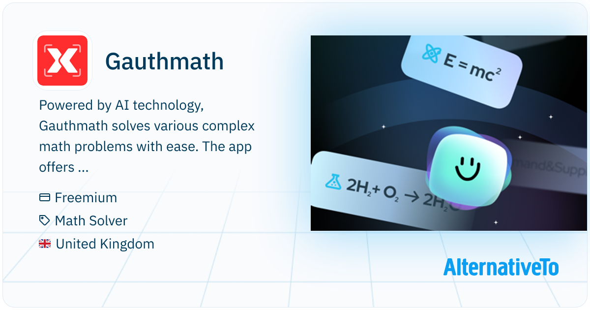 Gauthmath: AI-powered application that provides solutions to complex ...