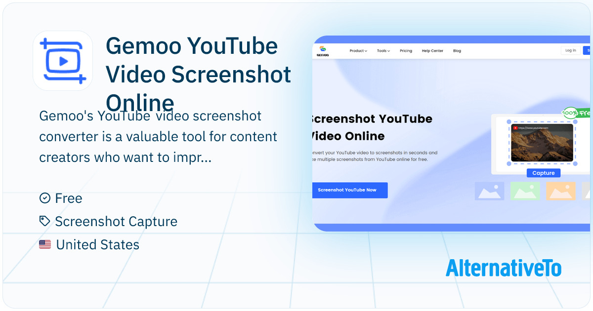 Gemoo YouTube Video Screenshot Online: Convert your YouTube video to ...