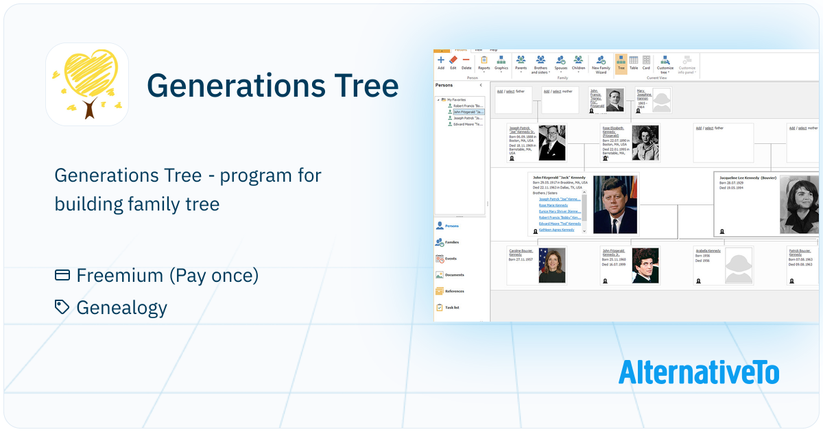Generations Tree: - is an offline family tree software for Windows and ...