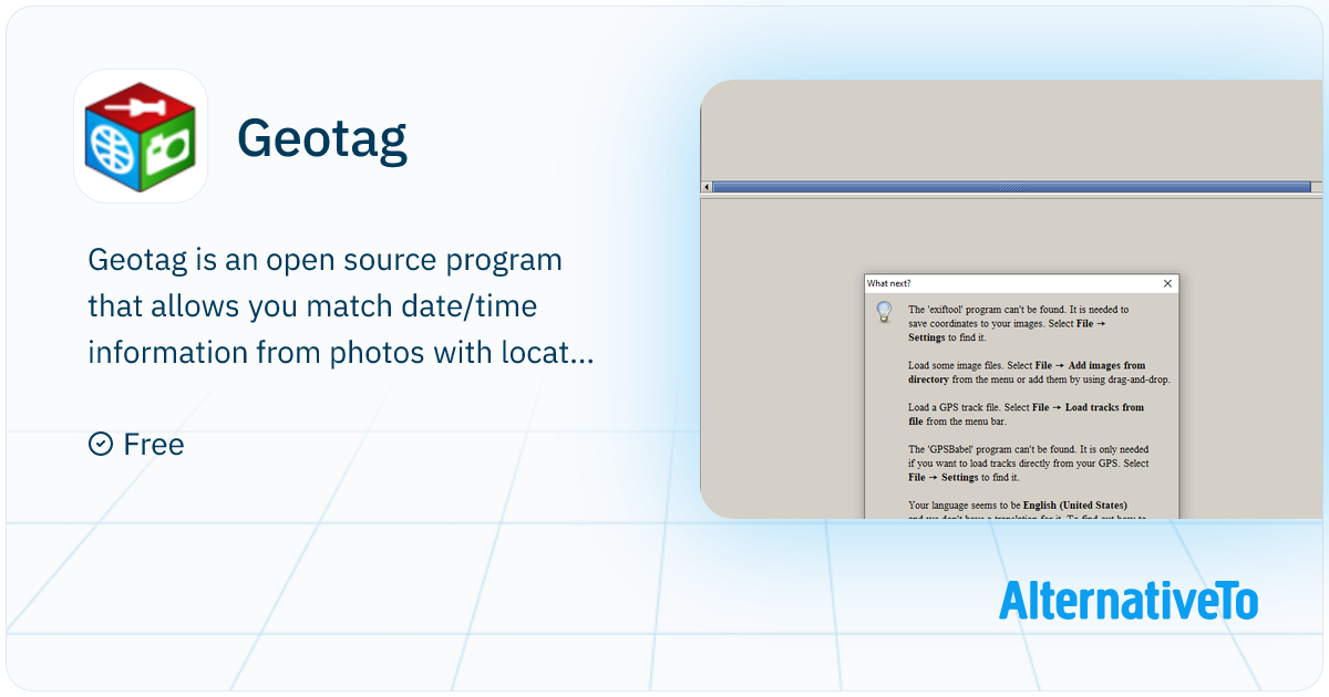 Geotag: An ExifTool GUI written in Java that makes geotagging a breeze ...
