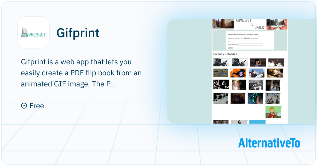 Gifprint: Web app that lets you easily create | AlternativeTo