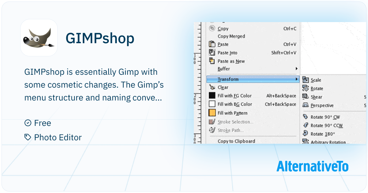 GIMPshop: Is essentially Gimp with some cosmetic | AlternativeTo