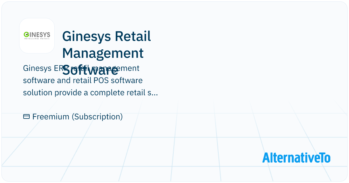 Ginesys Retail Management Software: The only retail management software ...