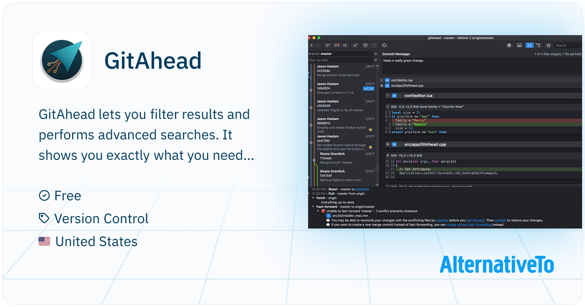 GitAhead: Makes navigating through thousands of commits a piece of cake ...