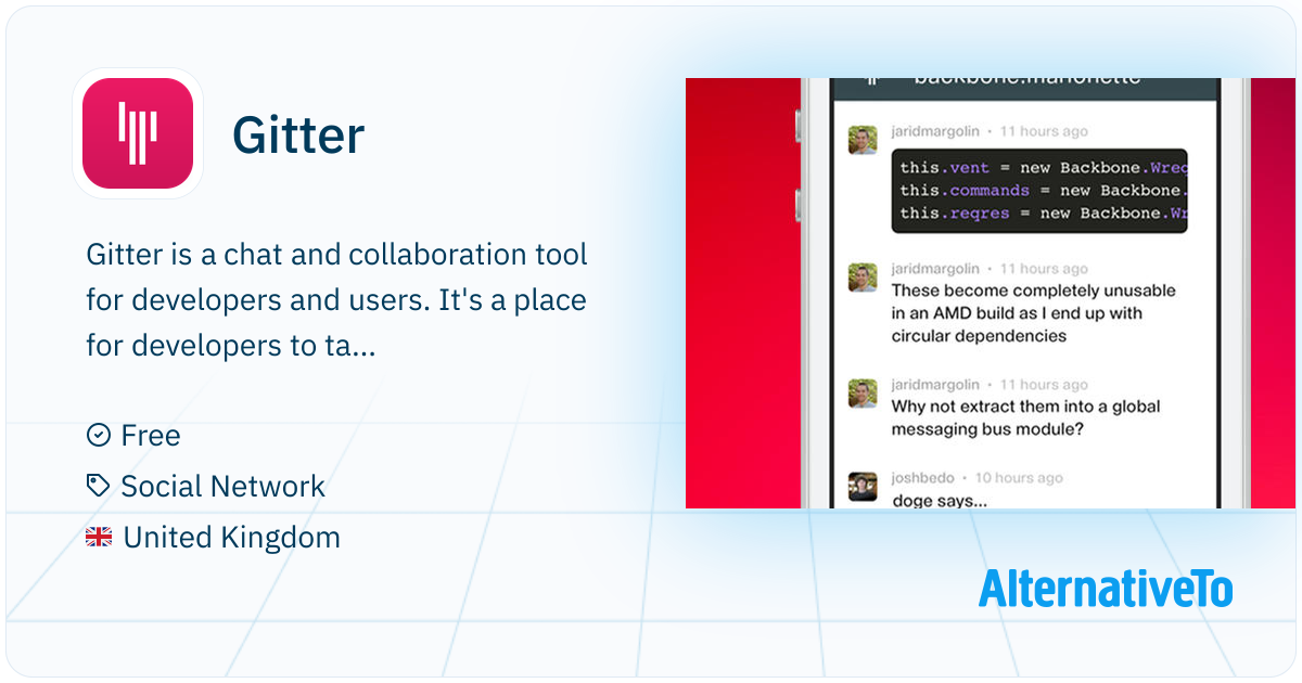 Gitter: Free public and private chat rooms with searchable history ...