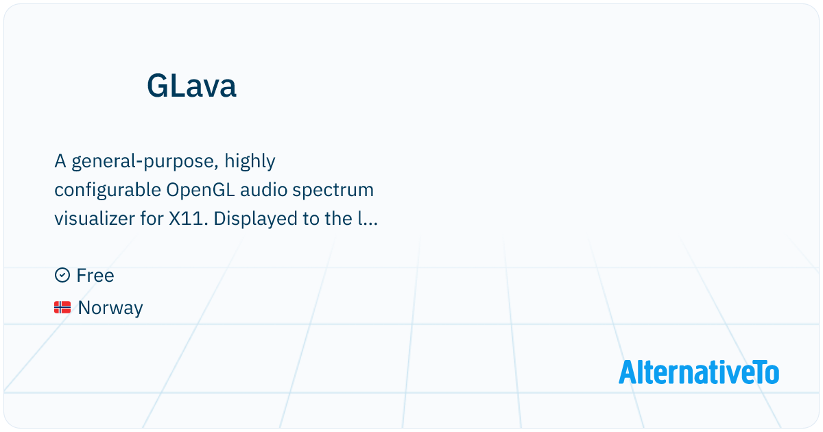 GLava: - OpenGL audio spectrum visualizer | AlternativeTo