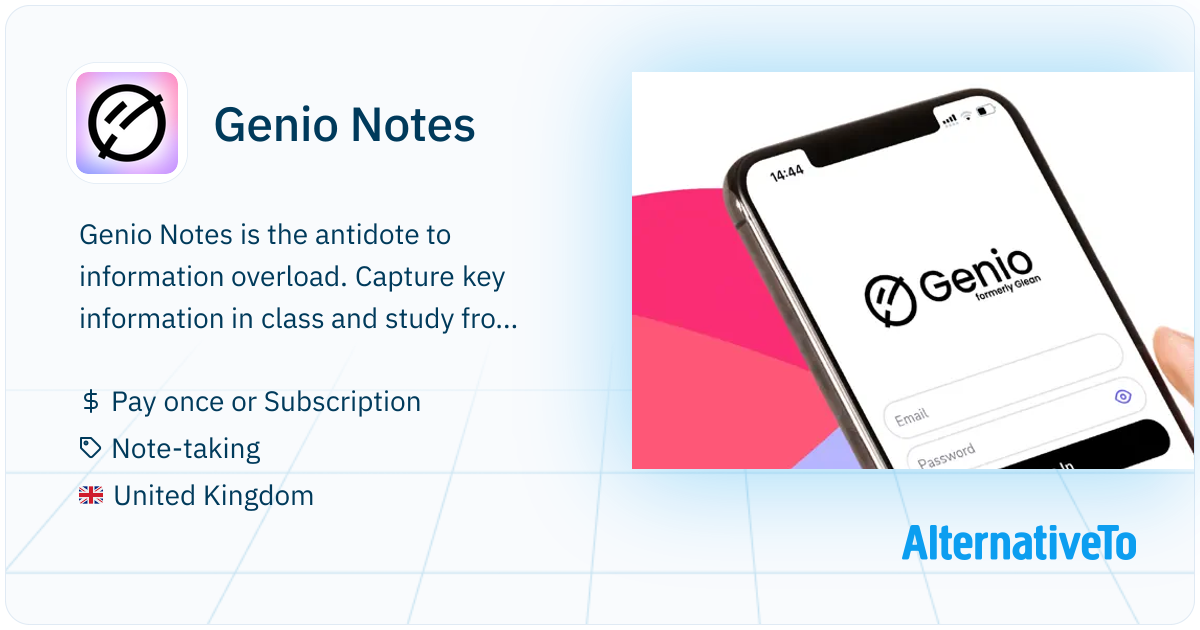 Genio Notes: The #1 recommended note taking solution to boost knowledge ...