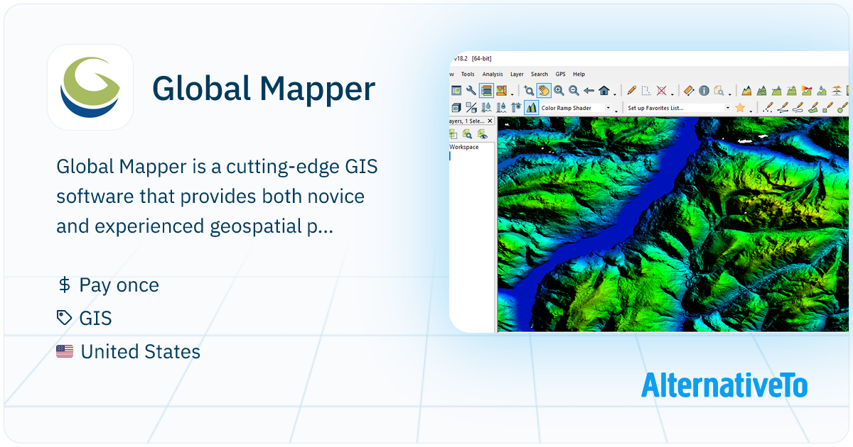Global Mapper: Cutting-edge GIS software that | AlternativeTo