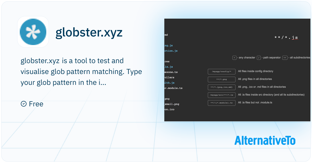 globster.xyz: Tool to test and visualise glob pattern matching ...