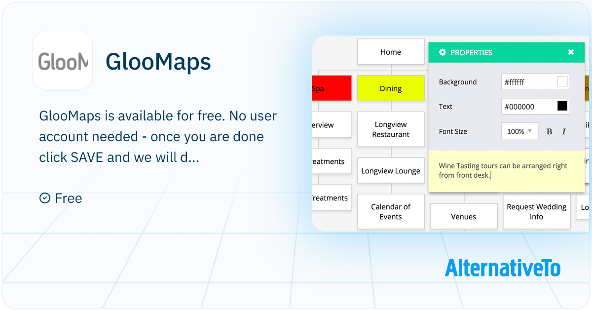 GlooMaps: Create your visual sitemap on the go - easy peasy | AlternativeTo