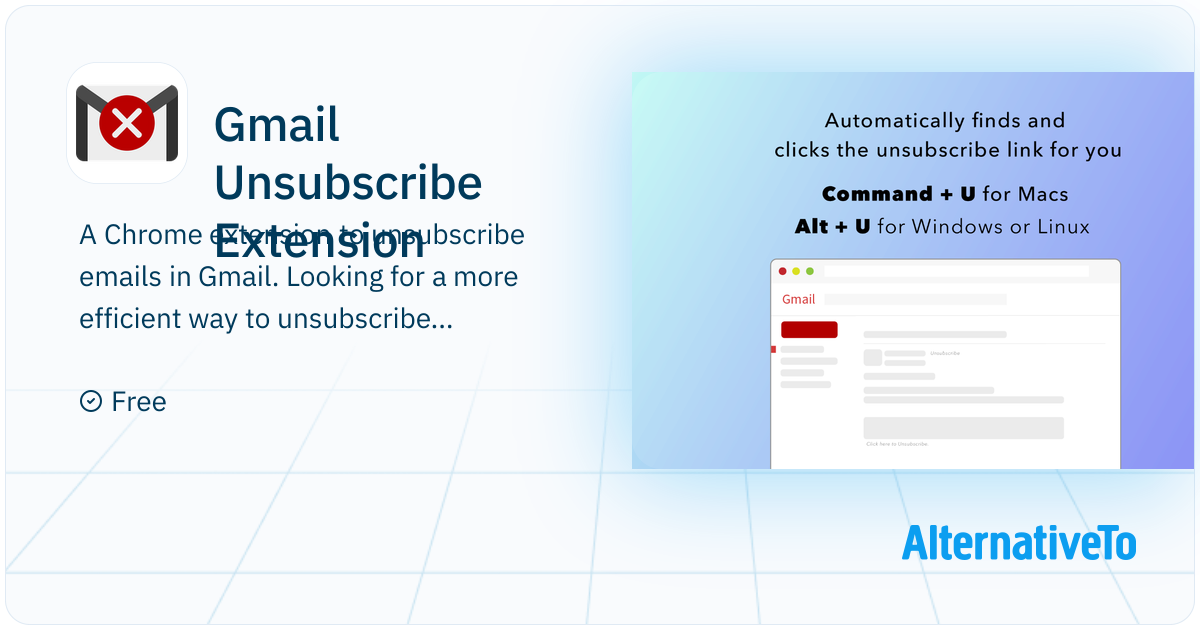 Gmail Unsubscribe Extension: A Chrome extension to unsubscribe emails ...