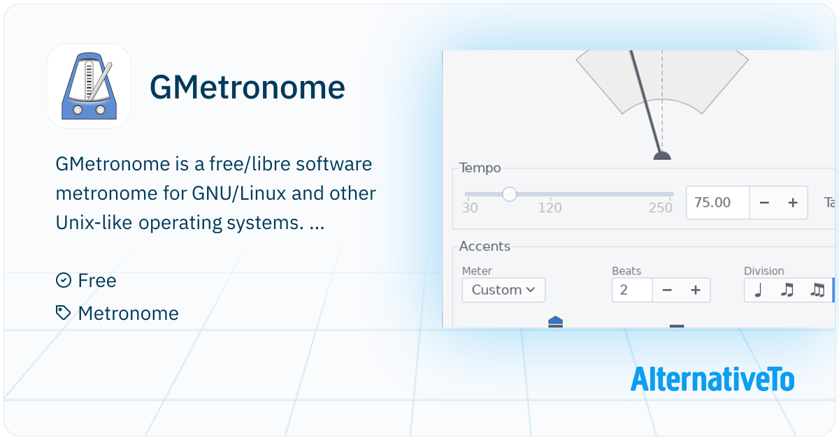 GMetronome: Free/libre software metronome for GNU/Linux and other Unix ...