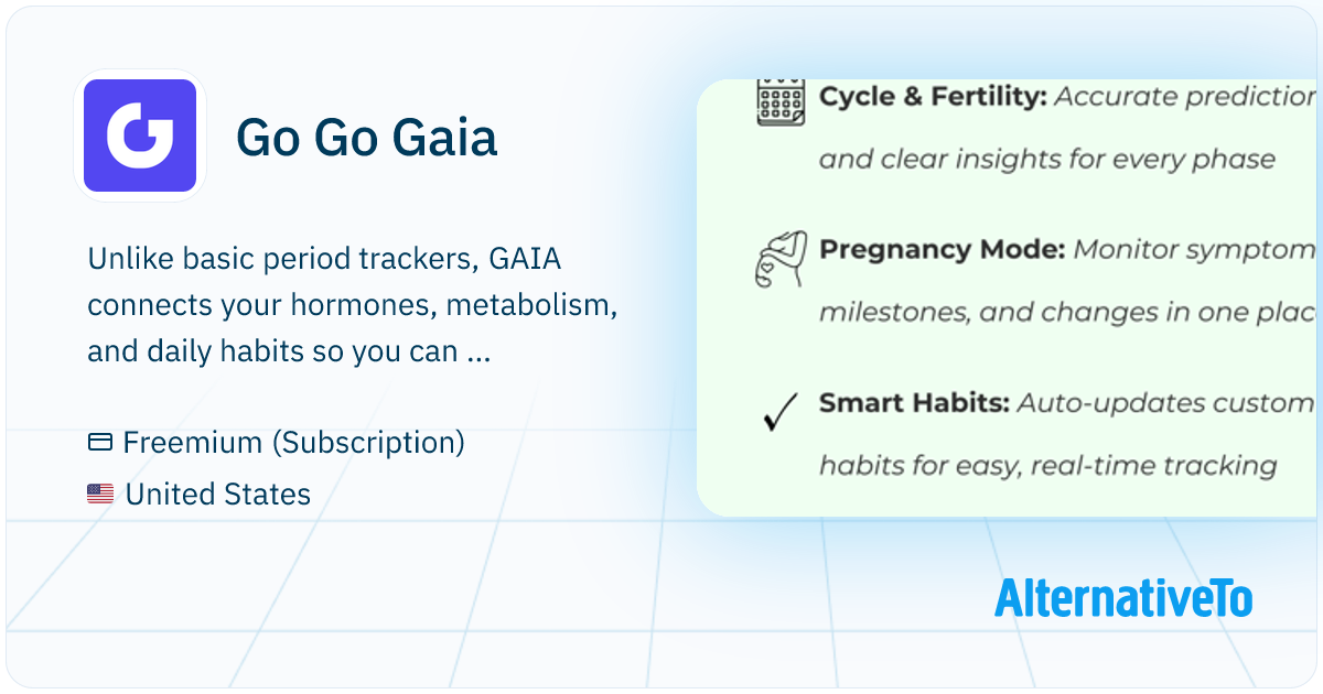 Go Go Gaia: A comprehensive women's wellness hub that tracks cycles ...