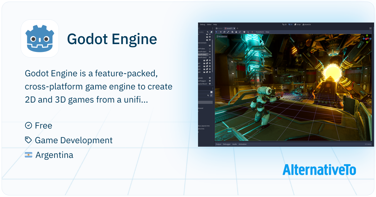 Godot Engine: Feature-packed, cross-platform | AlternativeTo