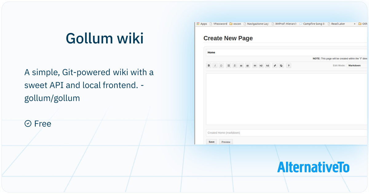 Gollum wiki: A simple, Git-powered wiki with a sweet API and local ...