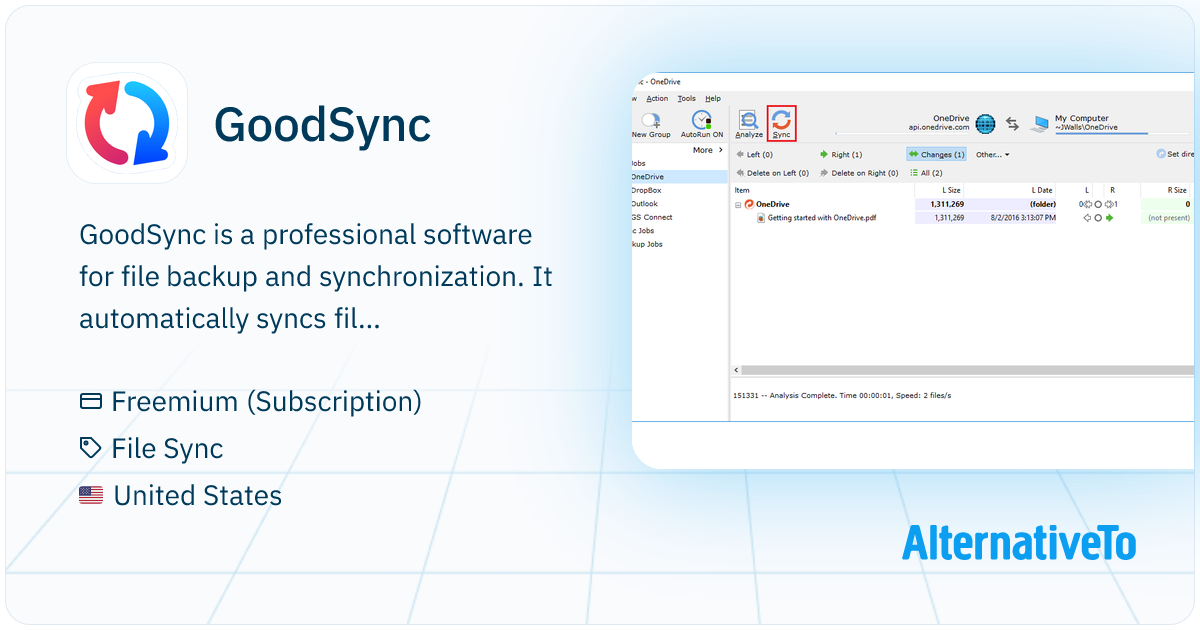 GoodSync: Sync files on computers, mobile, and cloud services ...