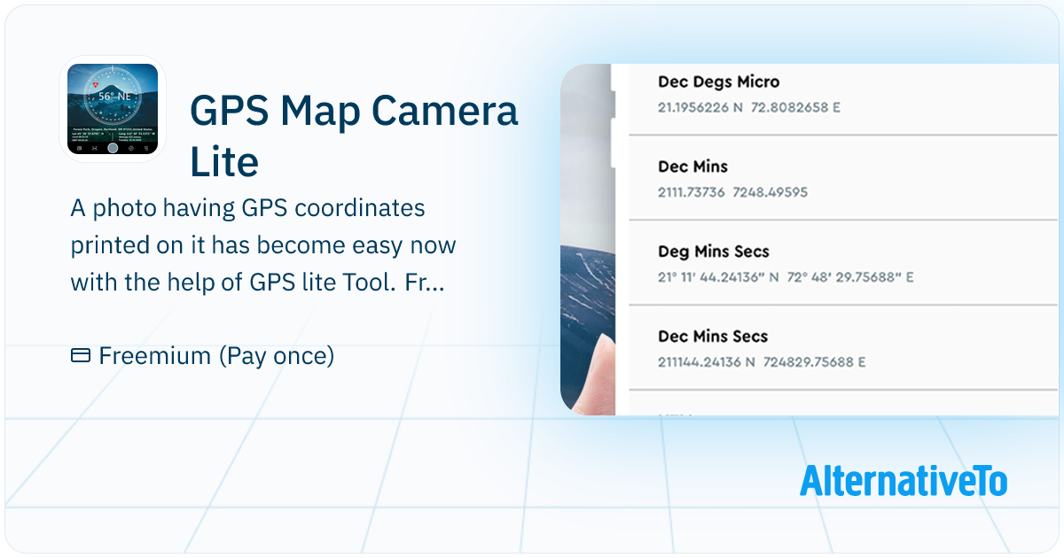 GPS Map Camera Lite: From Address, Latitude, Longitude to Altitude And ...