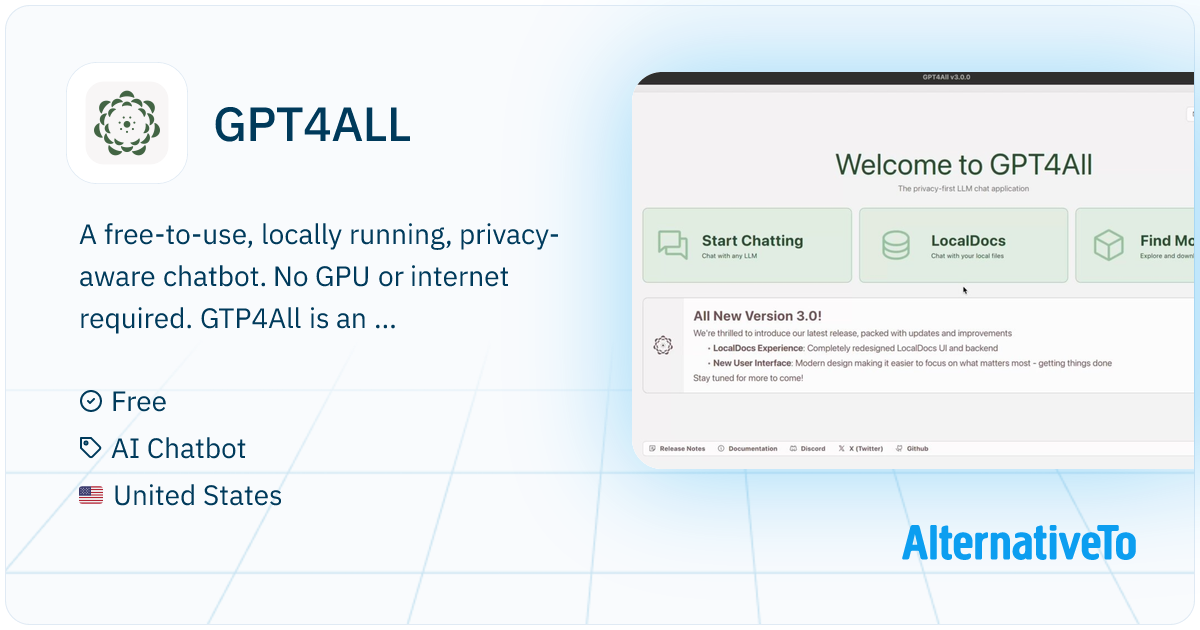 GPT4ALL: An ecosystem of open-source chatbots trained on a massive collections of clean ...