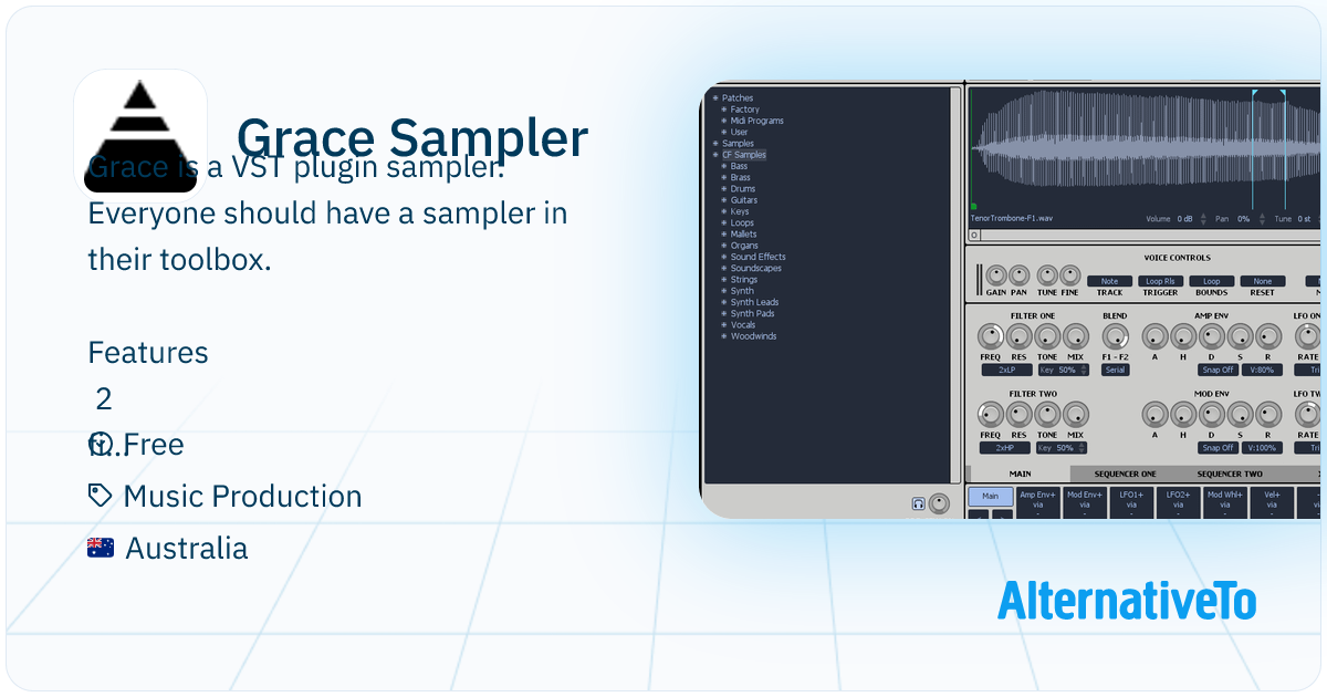 Grace Sampler: Software sampler VST | AlternativeTo