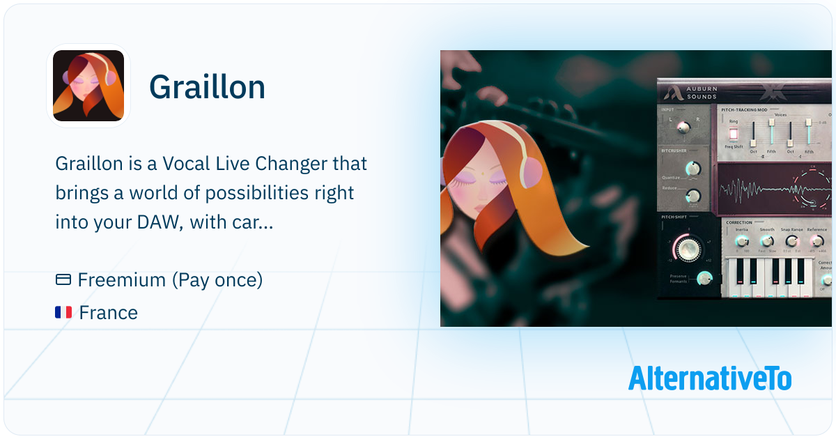 Graillon: Live Vocal Changer, Pitch Correcter and Shifter | AlternativeTo