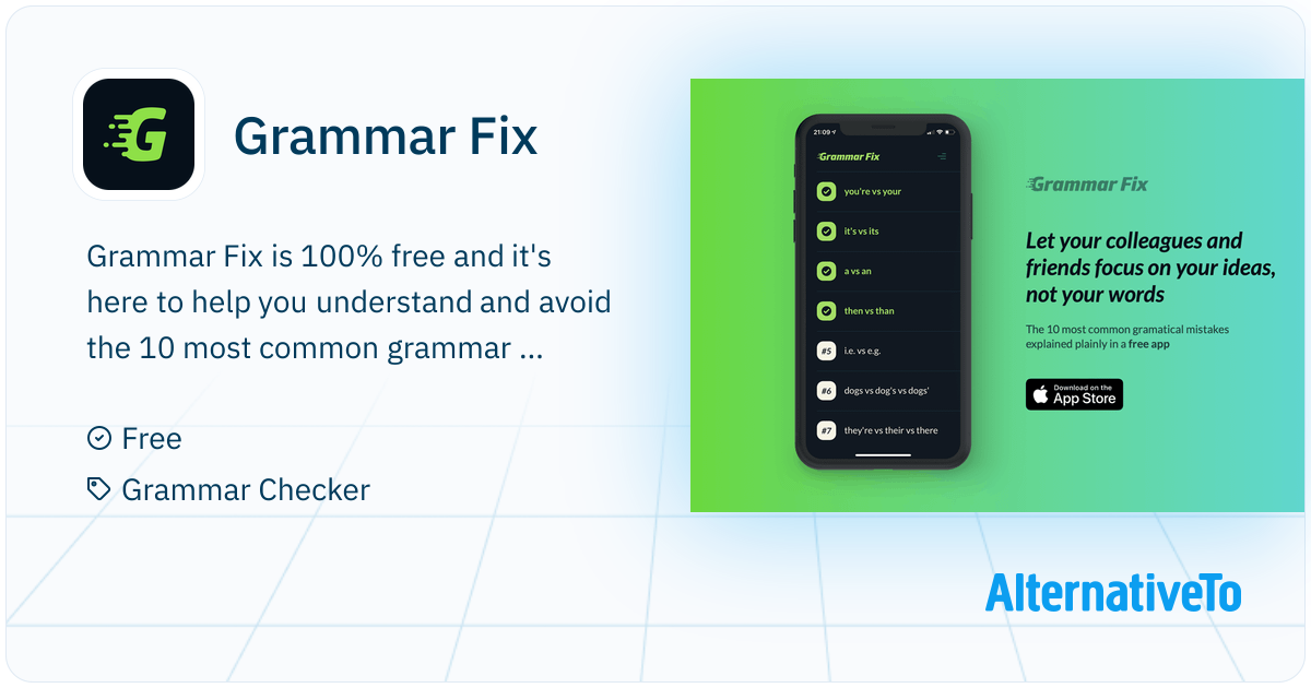 Grammar Fix: Understand and avoid some of the most common mistakes ...