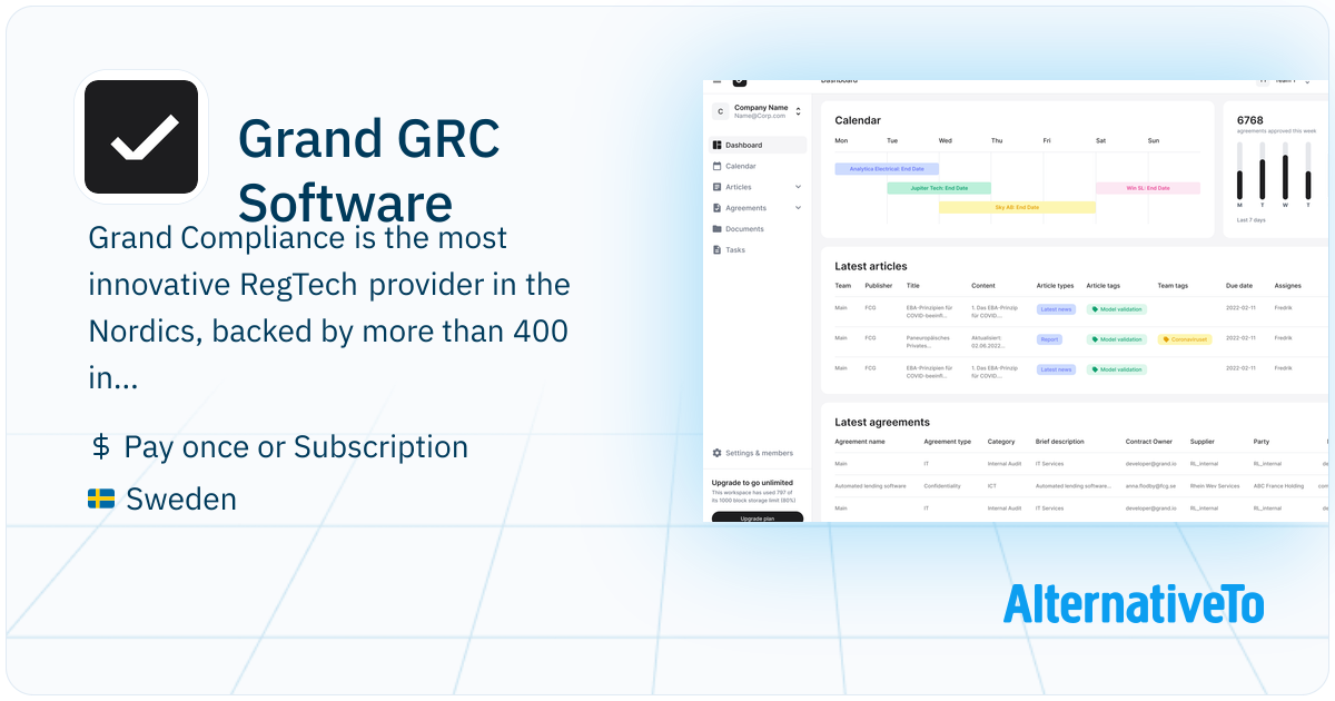 Grand GRC Software: Grand Compliance is the most innovative RegTech ...