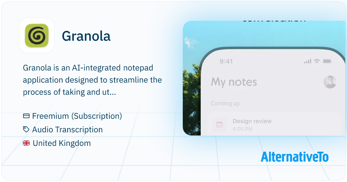 Granola: AI notepad captures and refines meeting notes with templates ...