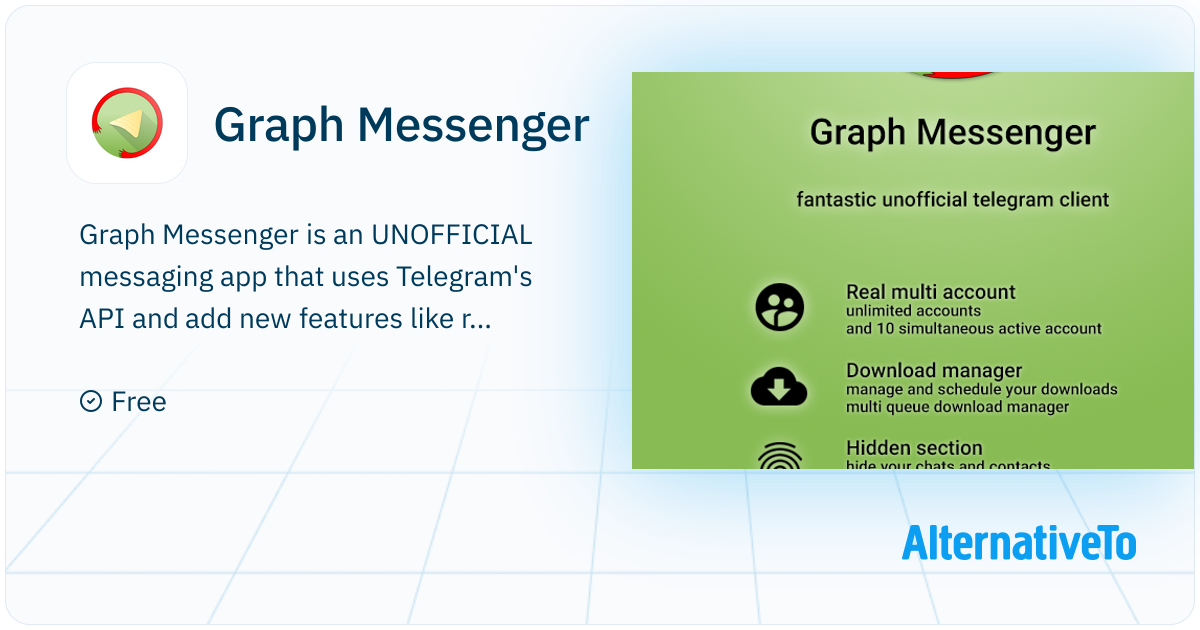 Graph Messenger: UNOFFICIAL messaging app that uses Telegram's API and ...