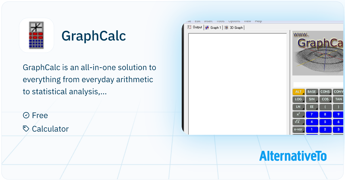 GraphCalc: All-in-one solution to everything | AlternativeTo