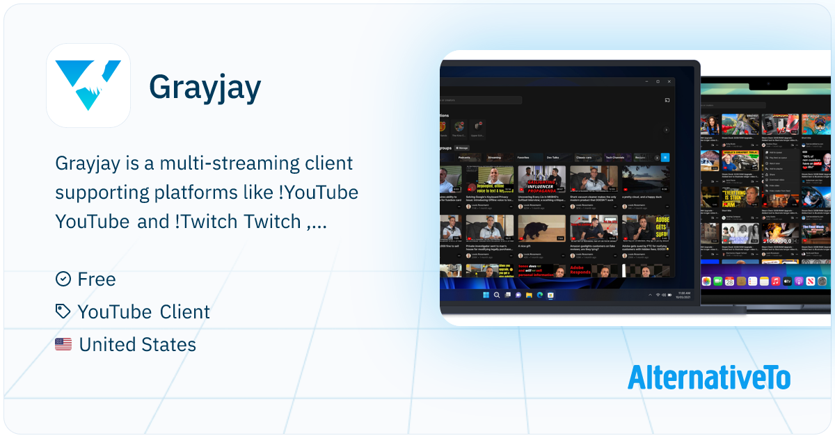 Grayjay: Multi-streaming across platforms with download and live chat ...