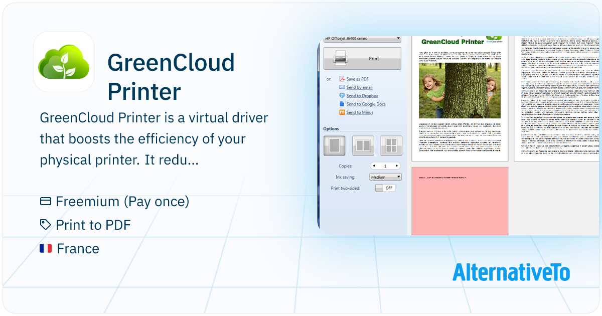 GreenCloud Printer: Virtual printer for reviewing, merging, and ...
