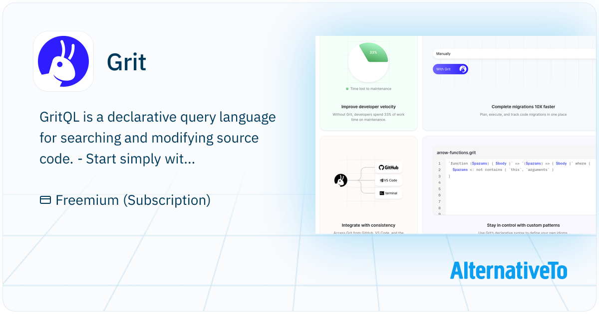 Grit: QL is a query language for searching, linting, and modifying code ...