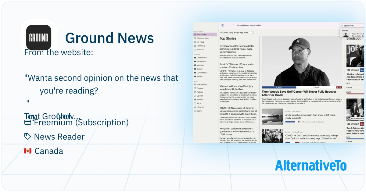 Ground News: Compares news bias and coverage across 50,000 global ...
