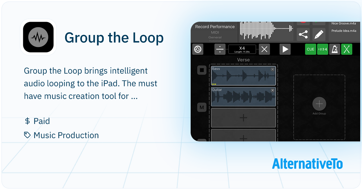 Group the Loop: Live Looping with usefull GUI, Verse/Chorus layer ...