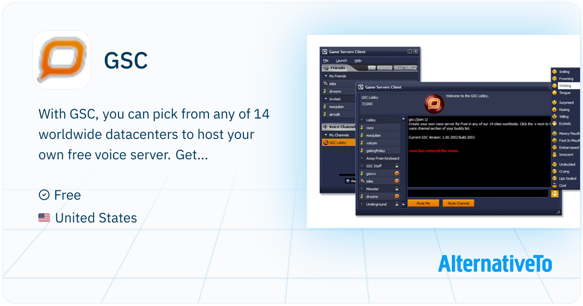 GSC: With GSC, you can pick from any of 14 worldwide | AlternativeTo