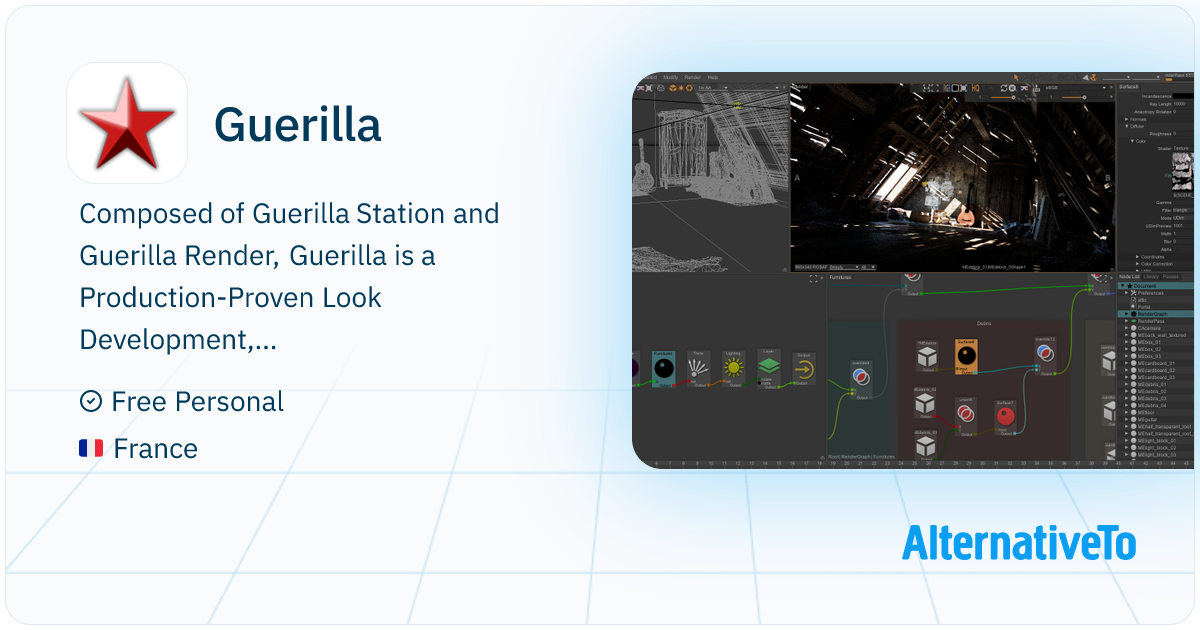 Guerilla: Composed of Guerilla Station and Guerilla Render | AlternativeTo