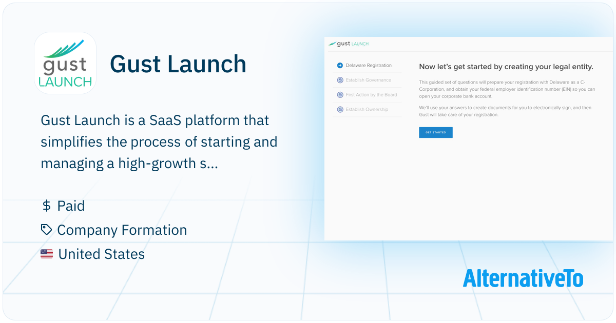 Gust Launch: SaaS platform that simplifies | AlternativeTo